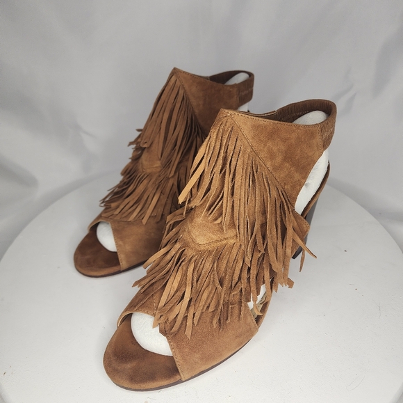 Sam Edelman | Shoes | Sam Edelman Elaine Brown Fringe Sandal Sz 95 ...